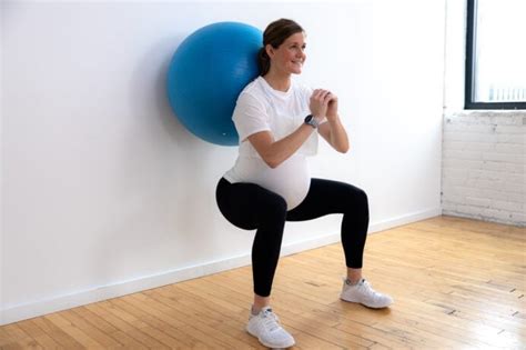 6 Pregnancy Ball Exercises Prep For Labor Nourish Move Love