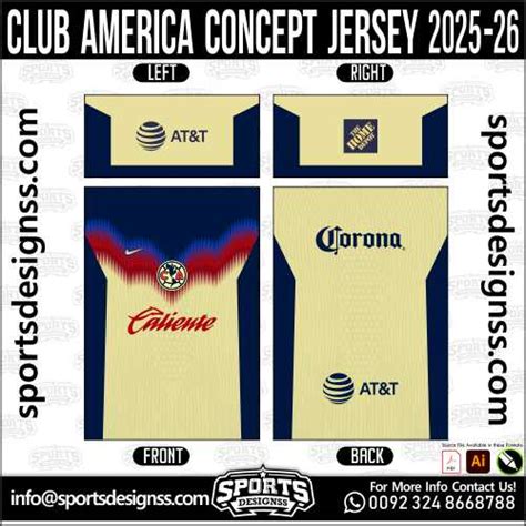 Club America Concept Jersey 2025 26 Sports Designss