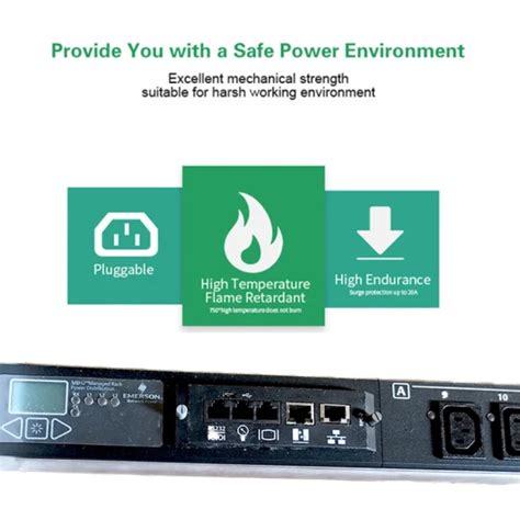 Intelligent Network Cabinet Pdu Socket Mph2 Managed Rack Power Distribution Unit C13 32a 3p
