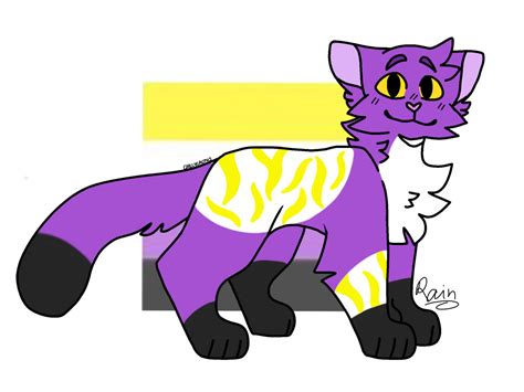 Non Binary Cat By Raininini On Deviantart