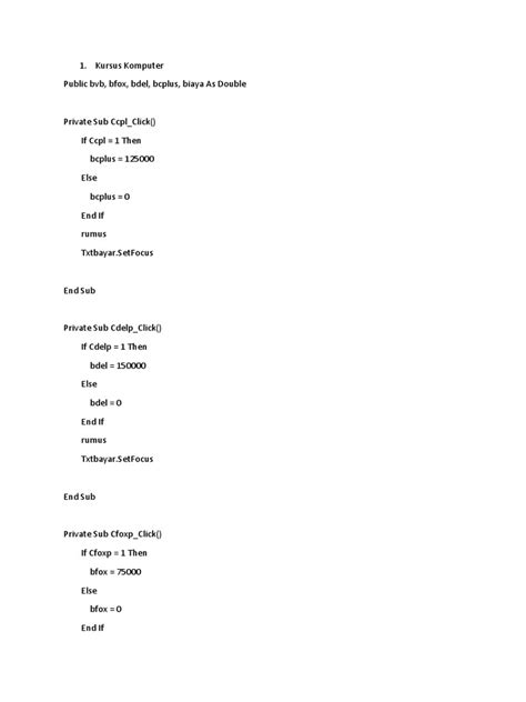 Data Visual Basic Pdf Computer Data Data