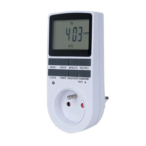 Electronic Digital Timer Switch Hour Cyclic Kitchen Timer Outlet Programmable Timing Socket