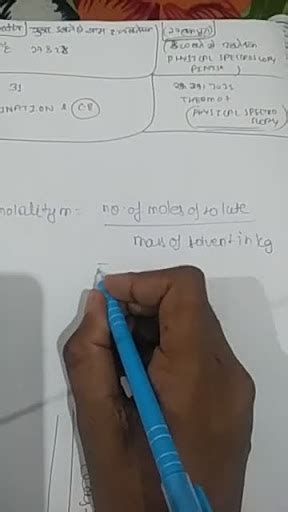 Malality M Q The Malality Of Salution Is Of Defined As The Number Of M