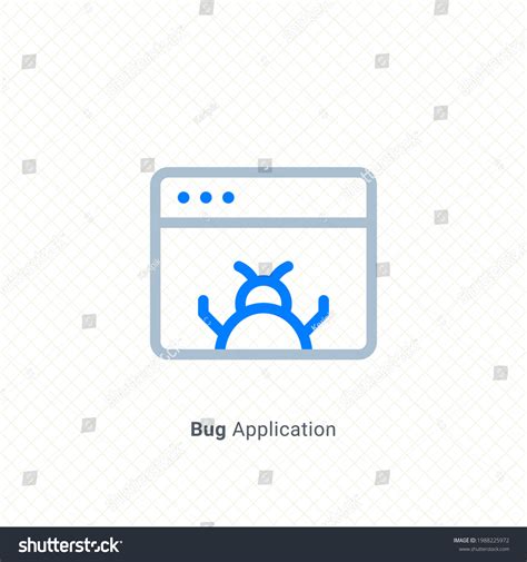 bug programming code development flat concept stock vector royalty