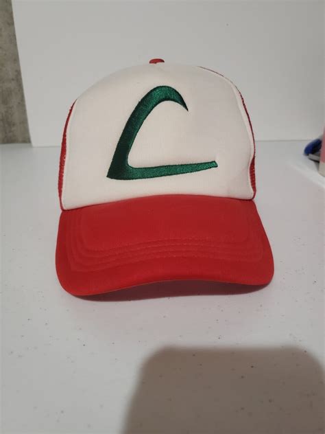 Ash Ketchum Cap Hat Pokemon Trainer Snapback Adjusta Gem
