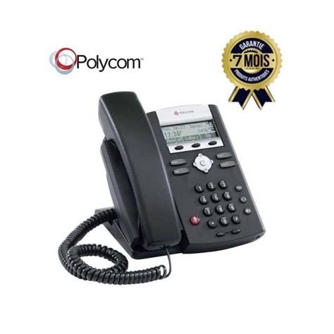 Polycom SoundPoint IP téléphone VoIP SIP multiligne mois de garantie Glotelho Cameroun
