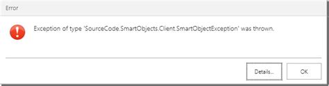SmartObject Exception Error When Registering The K Five For SharePoint App Community