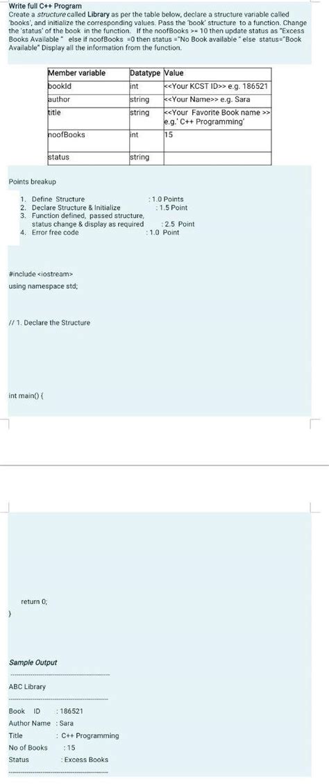 Solved Write Full C Program Create A Structure Called Chegg