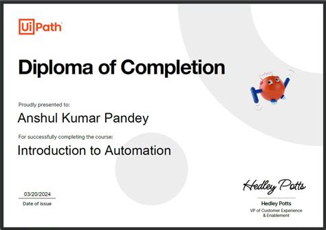 Anshul Kumar Pandey On Linkedin Automation Certification Careerdevelopment Skills