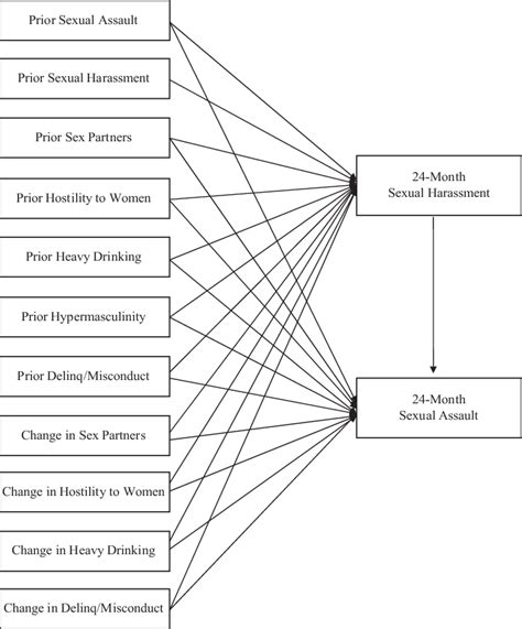 Initial Path Model Predicting 24 Month Sexual Aggression Severity Download Scientific Diagram