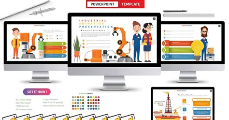 Industrial Powerpoint Templates Incl Industry And Factory Envato