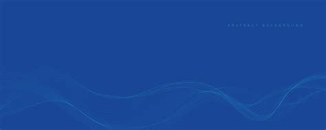 Abstract Blue Background With Dynamic Blue Waves Lines And Particles 44266222 Vector Art At