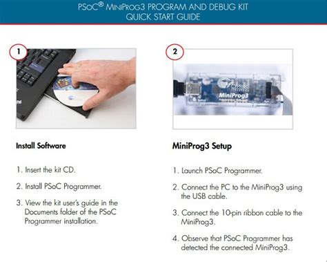 Pcs X Cy8ckit 1 002 Programadores Processador Baseado Psoc Miniprog3 Kit Para Psoc 1 3 5