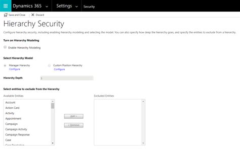 Dynamics 365 Hierarchical Security Carl De Souza