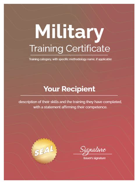 6 Free Firearms Training Certificate Templates