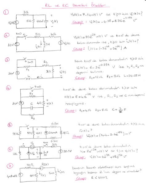 Rl Rc Rlc Soru Örnekleri Pdf