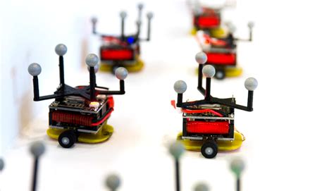 try out your code on a swarm of real robots futurity