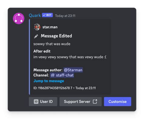 Home Quark Logger Discord Log Bot Home Quark Logger Discord Log Bot