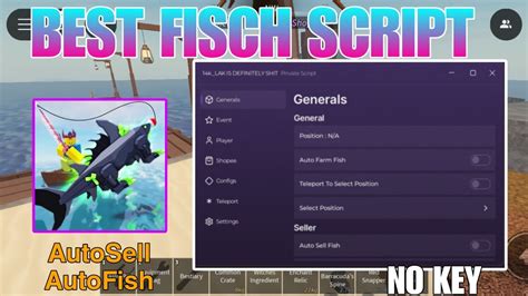 UPD KEYLESS New Fisch Script GUI Hack Script AUTO FISH AUTOSELL And More PASTEBIN