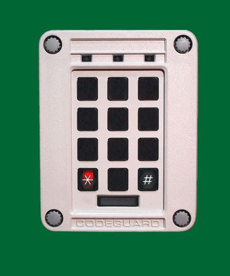 Codeguard Security Scramble Keypad Opening Page