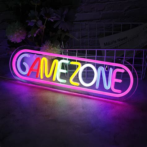 Colorful Game Zone Neon Sign Gaming Led Neon Light Vicedeal