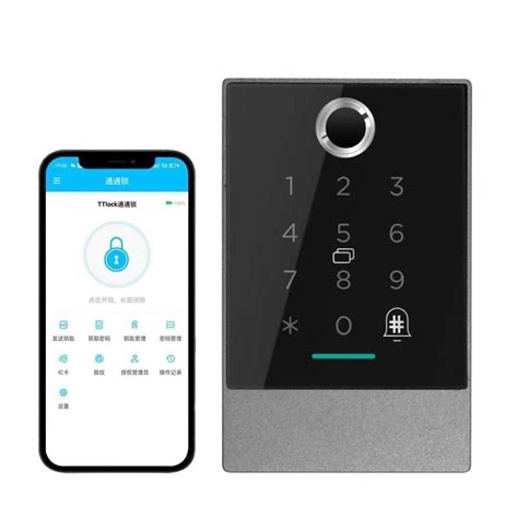 Access Control Keypad IP Waterproof Standalone TTlock Fingerprint Access Control