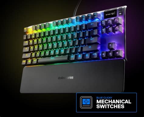 SteelSeries Apex 7 TKL OLED Mechanical Gaming Keyboard F 1Tech Computers