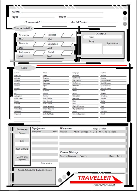 Table Top Fun Character Creation Mongoose Traveller Style Part