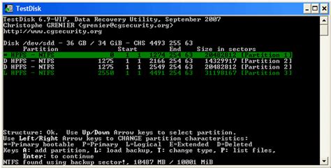 Testdisk Tewsbbs