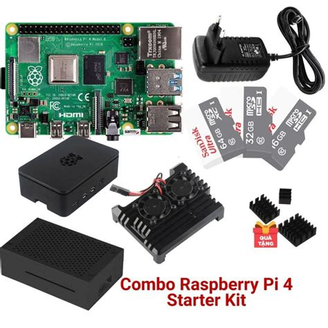 Combo Raspberry Pi 4 Starter Kit Raspberry Pi Việt Nam