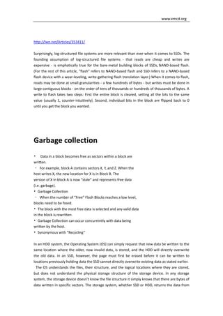 Ssd Gc Review PDF Operating Systems Computer Software And Applications