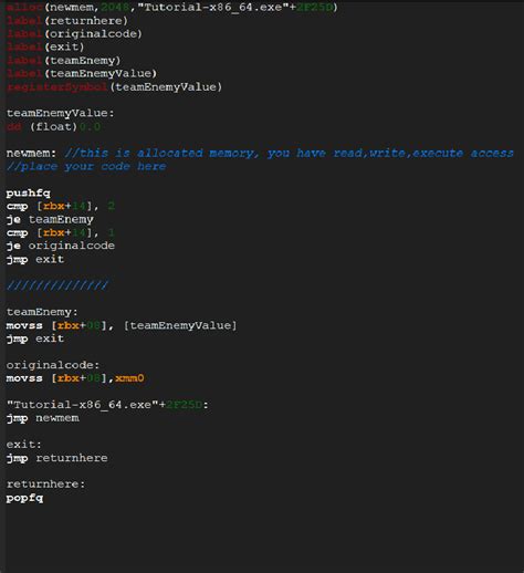 cheat engine view topic assembly syntax question