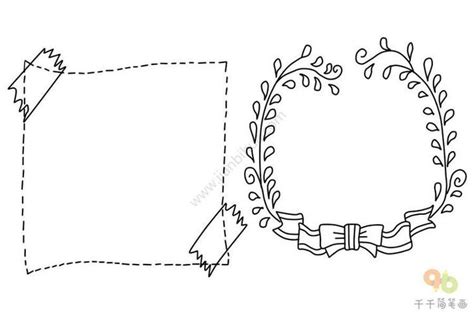 相框简笔画正方形（流行18张） 简笔画图片大全