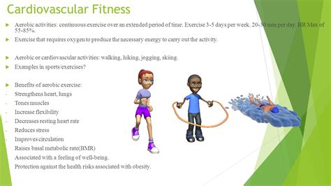 Physical Activity Cardiovascular Exercise Examples At John Furber Blog