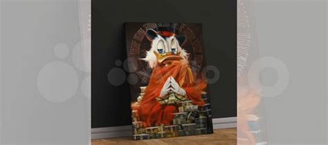 Картины на натуральном холсте Скрудж Макдак купить в Челябинске Хобби и отдых Авито