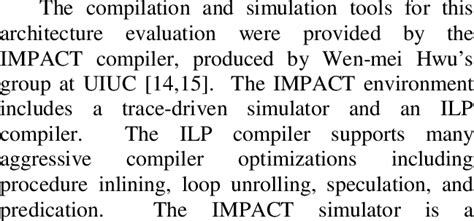Program And Trace Statistics For Both Input Data Sets Download