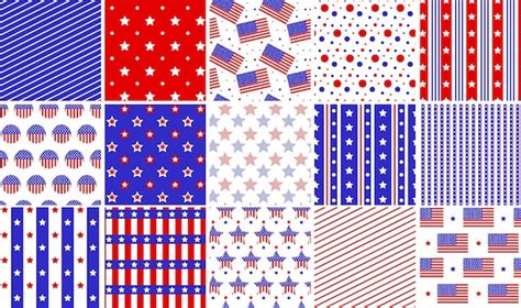 Premium Vector Independence Day Flag Patterns