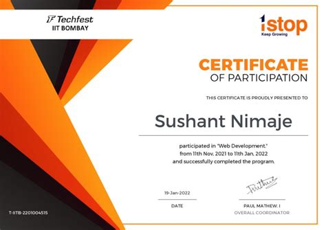 Sushant Nimaje On Linkedin Techfestinternship Innovation