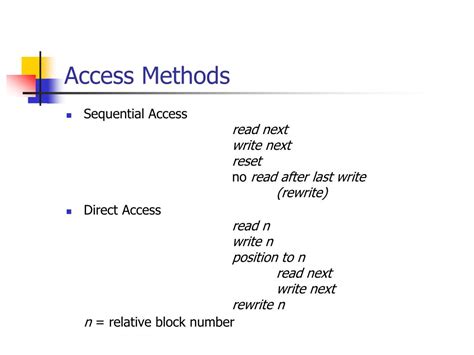 Ppt Module 11 File System Interface Powerpoint Presentation Free
