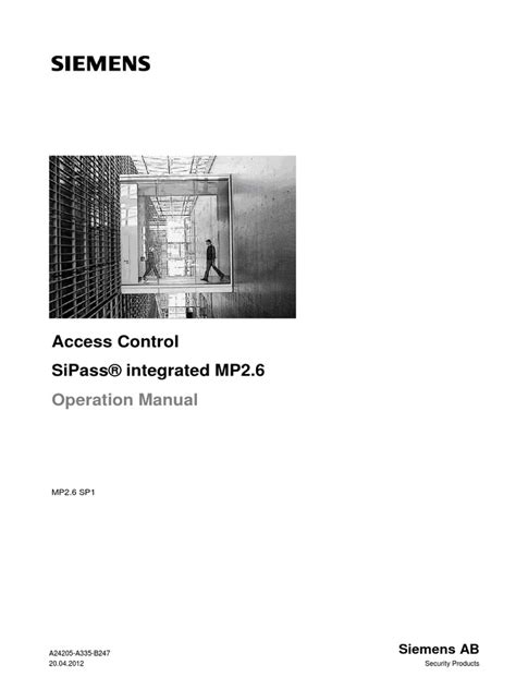 Sipass Integrated User Manual En 2 6 Pdf Databases Closed Circuit Television