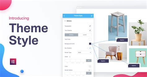 introducing theme style global theme design for elementor
