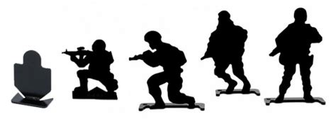 Army Shape Silhouette Targets