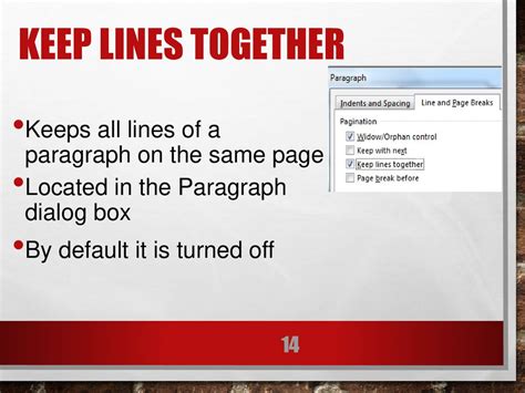 Managing Text Flow Page Setup Ppt Download
