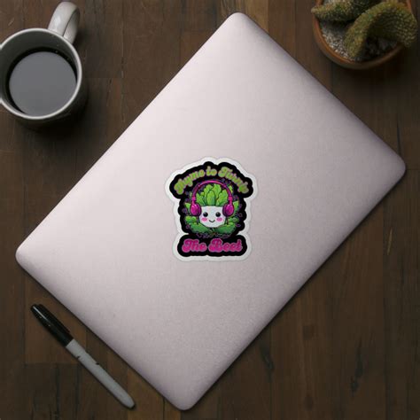 Thyme To Turnip The Beet Chibi Turnip With Headphones Thyme To Turnip The Beet Chibi Sticker