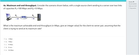 solved question 4 not yet answered points out of 5 00 4a