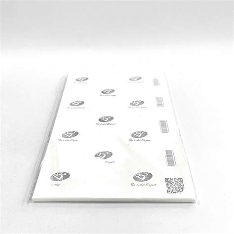 สติกเกอร์กระดาษ A4 ขาวมัน Bos 1ห่อx50แผ่น Line Shopping