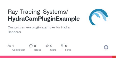 Github Ray Tracing Systemshydracampluginexample Custom Camera