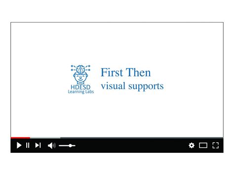 First Then Visual Supports Hdesd Learning Labs