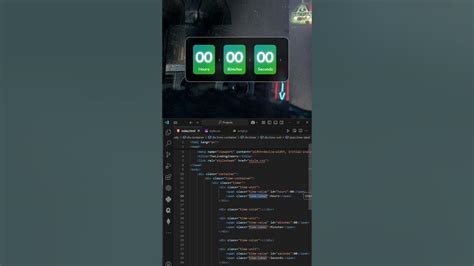 Clock Using Html Css Js To Build This Project Visit The Profile 1liveengineer