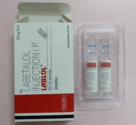 Lablol 20 Mg 4ml Injection At ₹ 419 Vial Lobet Injection In Nagpur Id 2853317208197